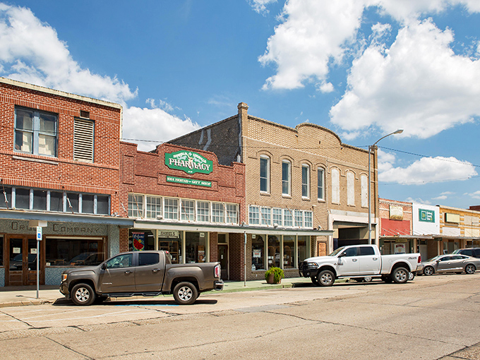 Kingsville's colorful shopping centers blend modern convenience with South Texas style - much like its reasonably-priced housing market.