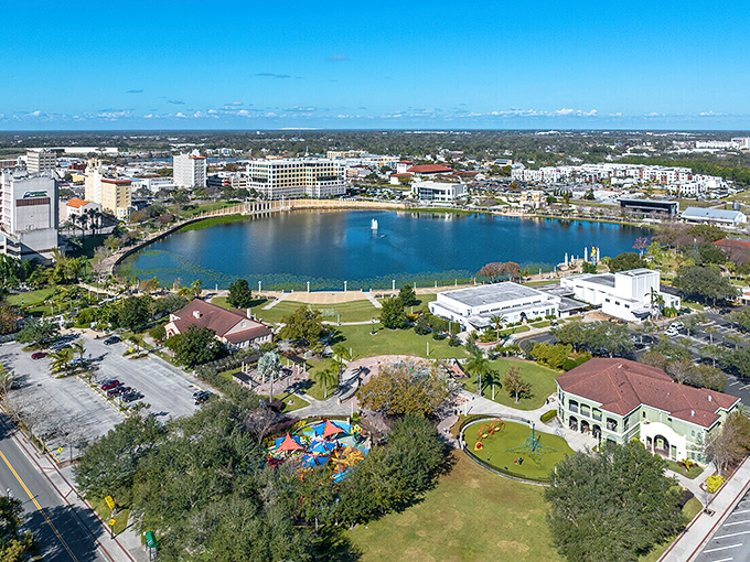 Lakeland's downtown shimmers around its namesake lake, offering postcard views without the tourist crowds.