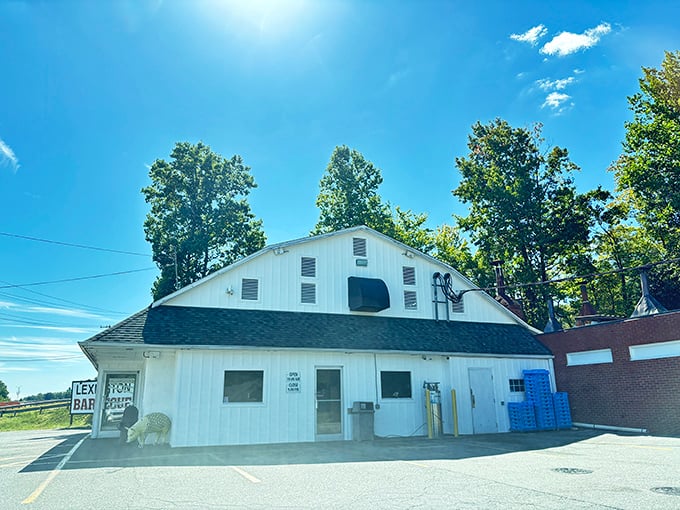 Lexington Barbecue's simple white building belies the complexity of flavors smoking inside this North Carolina landmark.