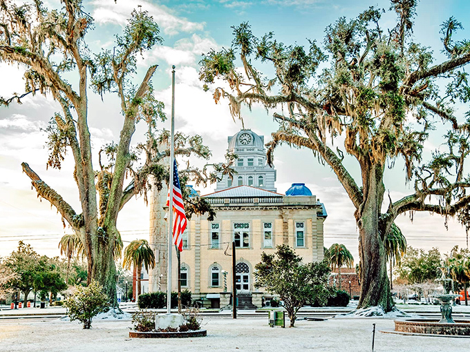 Madison's courthouse square looks like Mayberry met Gone with the Wind and had a beautiful baby.