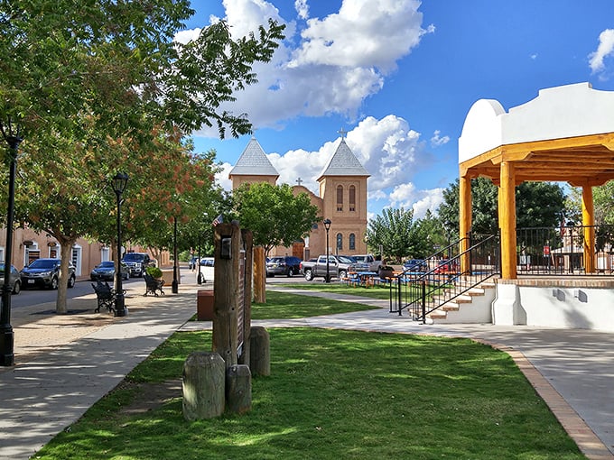 Mesilla's plaza invites you to pause and appreciate the blend of cultures that created this timeless gathering place.