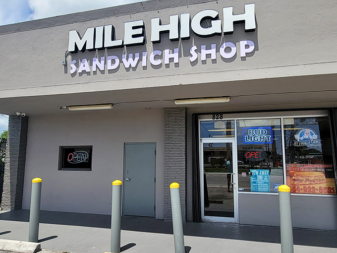 Don't let that modest exterior fool you - inside they're building sandwiches that truly live up to expectations.