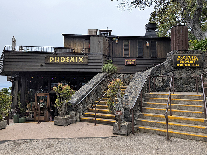 Perched like an eagle's nest, this Big Sur legend offers views worth the climb.