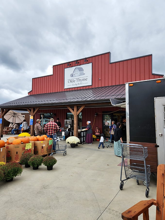 Those wooden rocking chairs on the porch whisper "slow down and enjoy the moment."