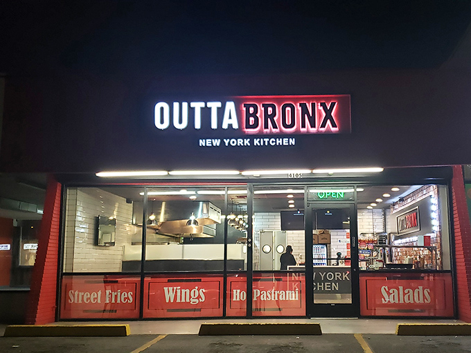 When the sun goes down, this place lights up like a beacon for serious sandwich seekers craving authentic flavors.