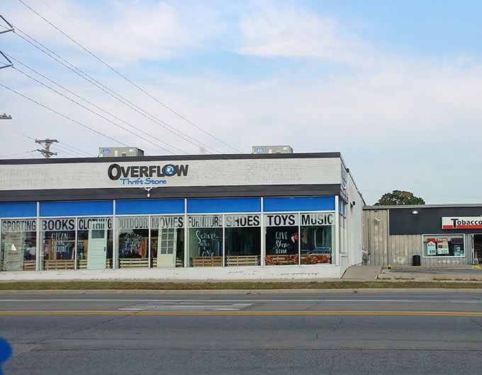 When your thrift store advertises everything from books to music, you know adventure awaits.