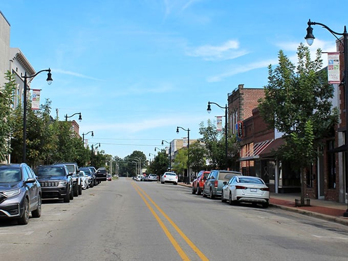 Paragould's main street stretches like a welcome mat, inviting retirees to discover affordable comfort.