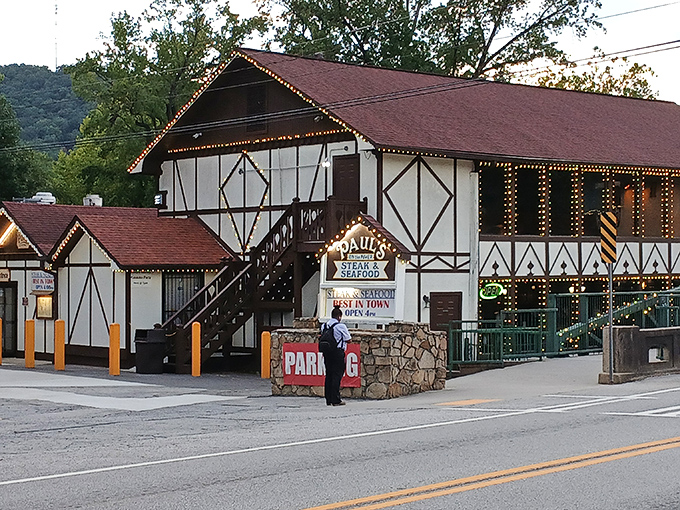 Bavarian charm meets American beef in this Alpine-styled steakhouse that's pure Helen magic.