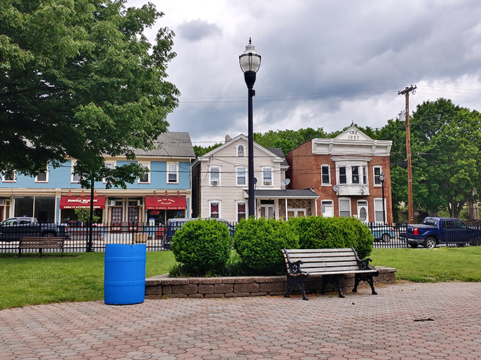 Phillipsburg's main street bustles with the energy of a town that remembers value.