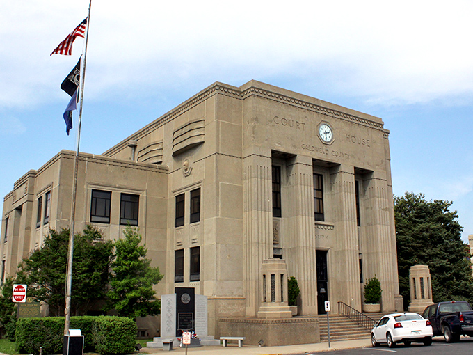 Princeton's historic courthouse anchors a downtown where justice includes fair prices for everyone. 
