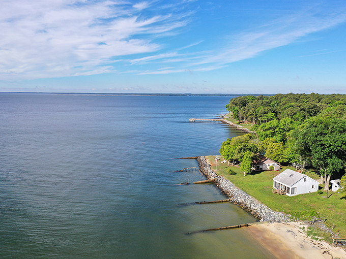 Victorian homes line the waterfront like proud sentinels, reminding everyone that fishing money built some seriously impressive houses.
