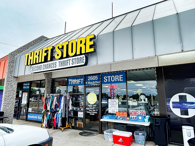 Second Chances lives up to its name with clean, organized aisles&mdash;no archaeological dig required to find your perfect outfit.