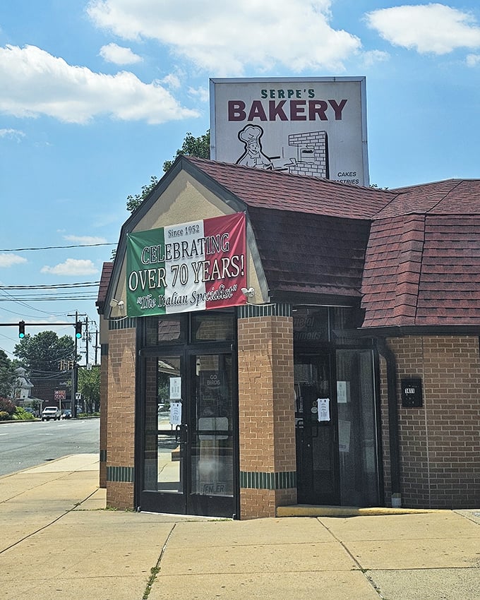 Serpe's celebrates seven decades of Italian baking excellence. That banner isn't just advertising&mdash;it's a badge of honor.