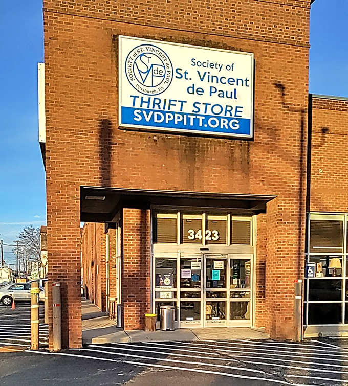 Saint Vincent de Paul's brick building houses both bargains and blessings for the entire community.