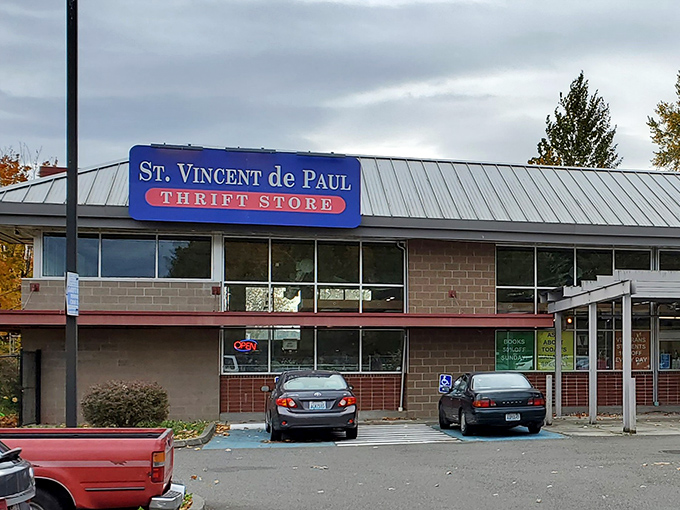 St. Vincent de Paul's two-story setup doubles your chances of finding that perfect vintage piece.