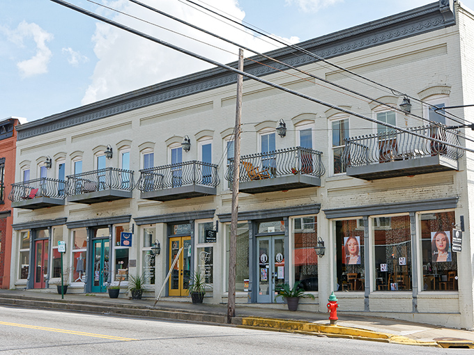 Statesboro's historic commercial buildings maintain their early 20th-century character while housing modern businesses that keep downtown thriving.