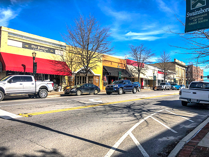 Swainsboro's colorful Main Street invites exploration without requiring a second mortgage to enjoy the experience fully.