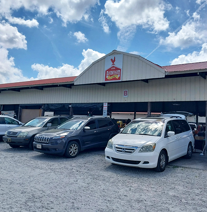 The Barnyard doesn't horse around with bargains. This Augusta institution offers shelter from both the elements and retail prices.