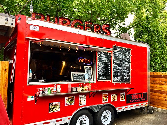 The Dog House PDX's bright red food truck proves that sometimes the best meals come from the smallest kitchens.