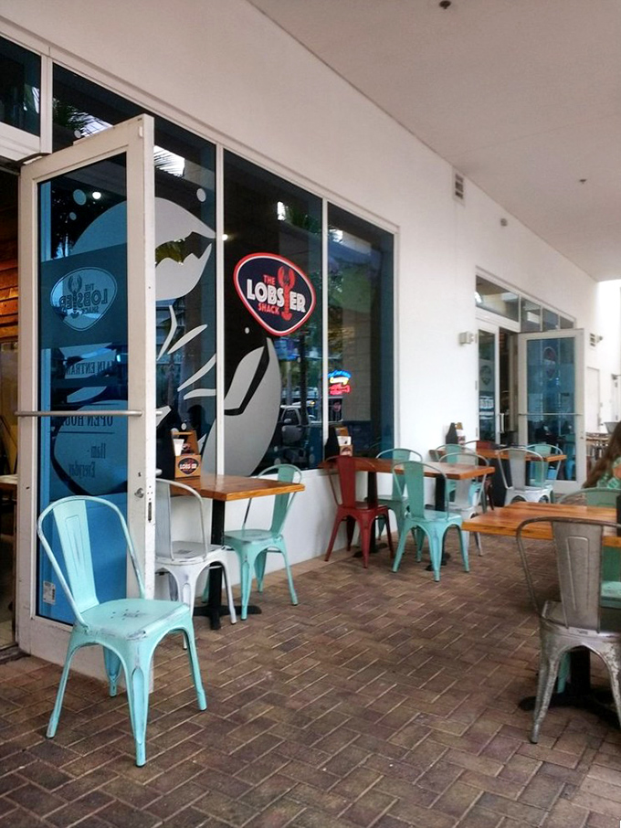 Miami Beach glamour takes a delicious detour at this unassuming spot. Those turquoise chairs aren't just pretty&mdash;they're front-row seats to flavor town.