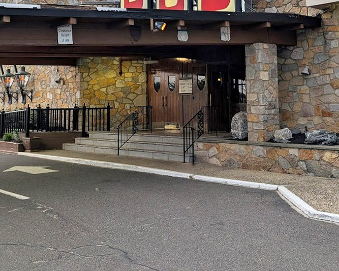 Stone and brick construction built to last, just like their reputation for incredible steaks.