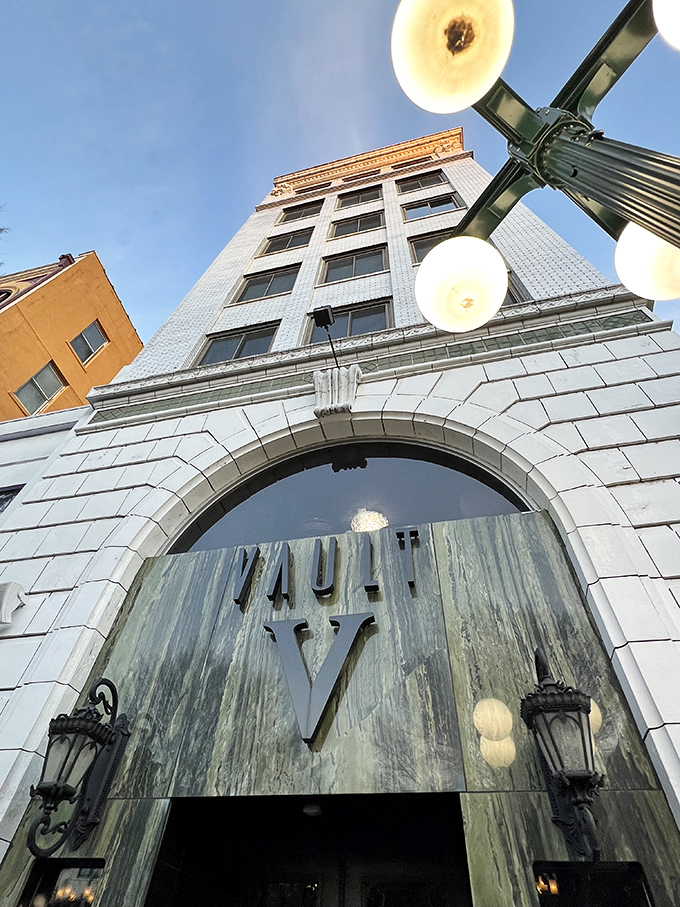 The Vault's historic architecture makes your dinner feel important. Those stone arches have seen a century of Hot Springs history.