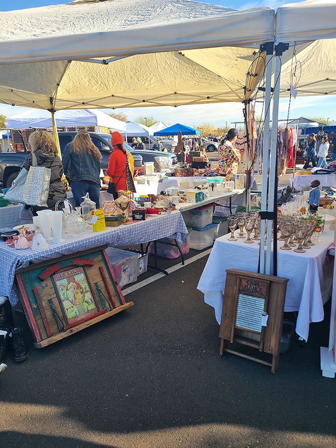 Urban treasure hunting at its finest! Thieves Market's eclectic mix draws shoppers seeking unique finds with stories to tell.