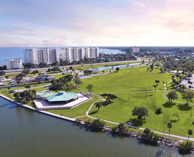 Space Coast views without astronomical prices! Titusville's waterfront offers both rocket launches and reasonable living costs.