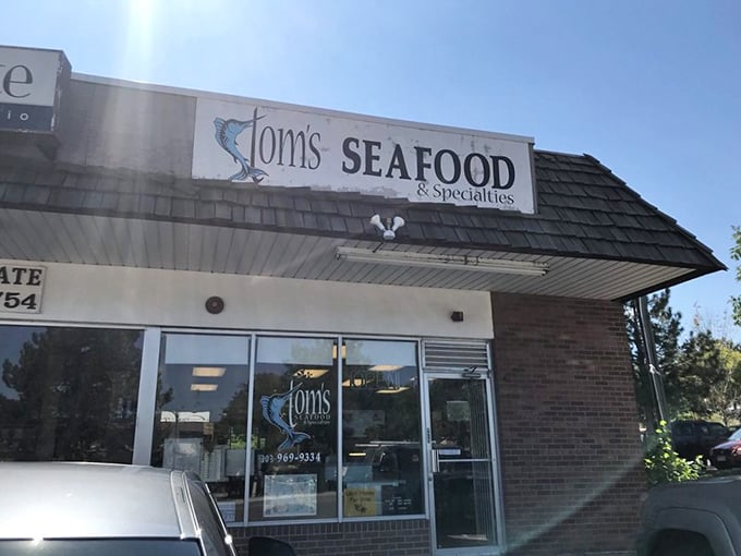 Tom's simple storefront hides one of Lakewood's best-kept seafood secrets.