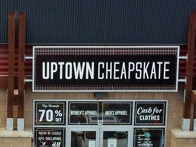 Bold signage, bigger savings. Uptown Cheapskate American Fork doesn't hide its light under a bushel&mdash;or behind subtle marketing.