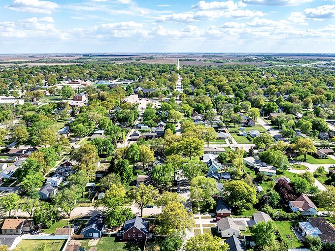 York's historic buildings stand like friendly giants, welcoming retirees to a place where affordability never went out of style.