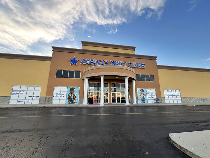 This welcoming storefront invites you in for treasure hunting adventures where every visit brings new surprises.