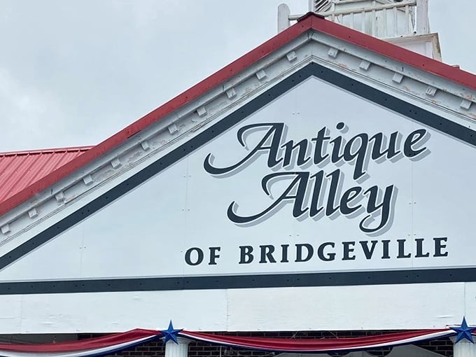 When a place calls itself "Antique Alley," you know you're in for serious treasure hunting in this expansive venue.