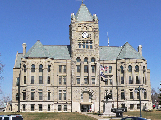 This majestic courthouse stands like a castle, reminding visitors that some things in life are built to last forever.