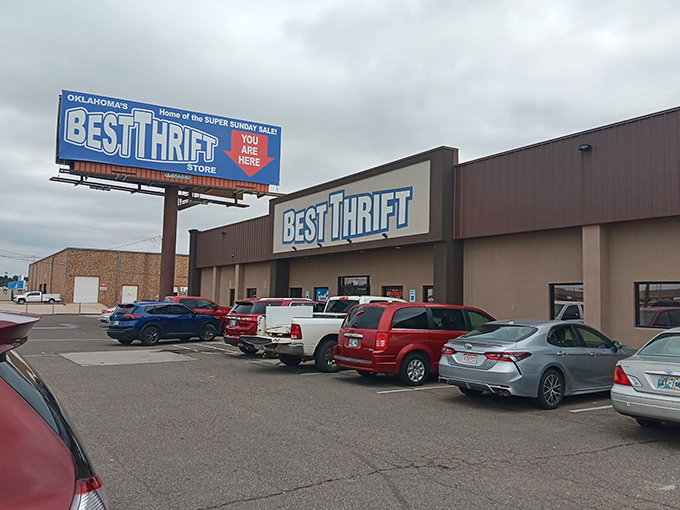 When a thrift store calls itself the best, the packed parking lot proves it.