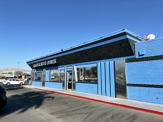 The clean lines and big windows promise transparency in both architecture and cooking methods inside.