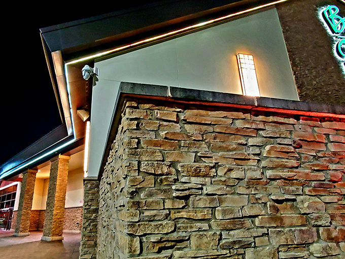 "Those stone walls hide a steakhouse secret. Like finding a diamond in the rough&mdash;if diamonds were delicious ribeyes."