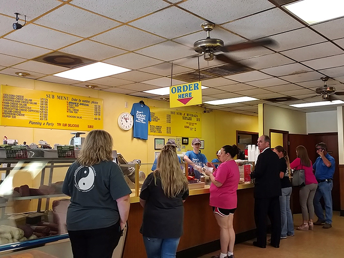 Small-town charm meets big sandwich energy at Brian's. The yellow walls are almost as cheerful as you'll be after devouring one of their creations.