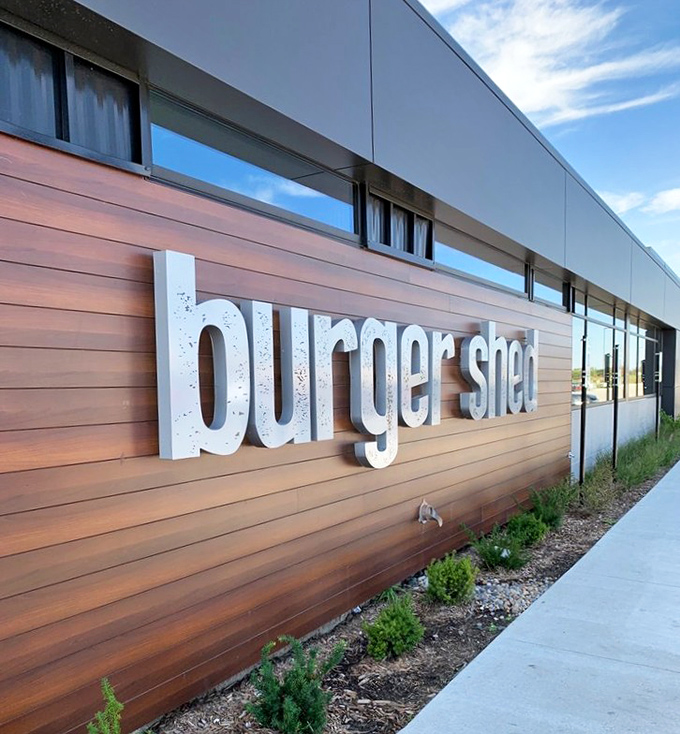 Those clean lines and big windows promise transparency in both design and cooking. 