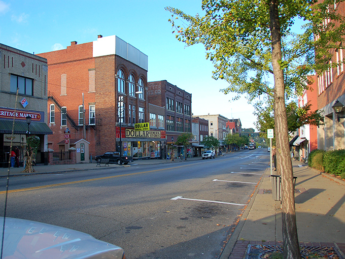 Historic storefronts house modern conveniences, blending past and present in perfect small-town harmony.