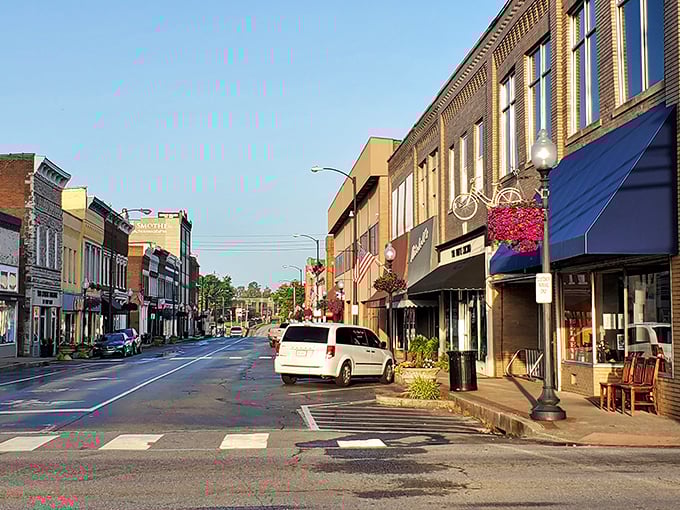 Small-town main streets like this remind us that sometimes the best destinations are right in our backyard.