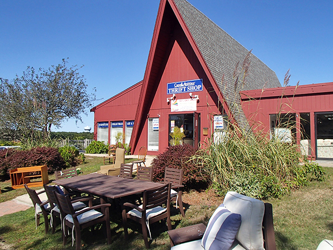 A-frame design meets community spirit where every purchase supports meaningful local employment programs.