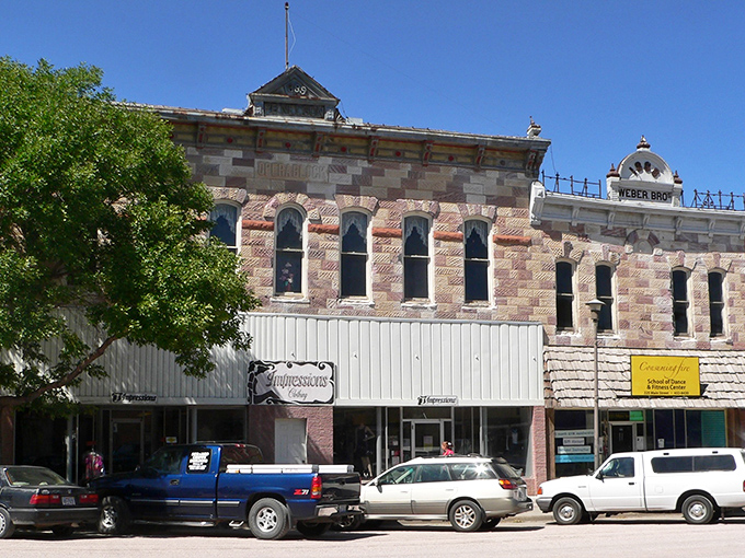 These solid brick buildings have sheltered ranchers, students, and dreamers through decades of Pine Ridge seasons.