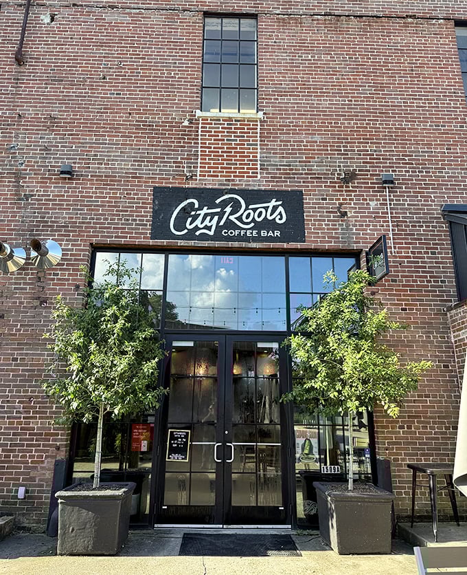 Those big windows and exposed brick create the perfect backdrop for your morning coffee ritual.