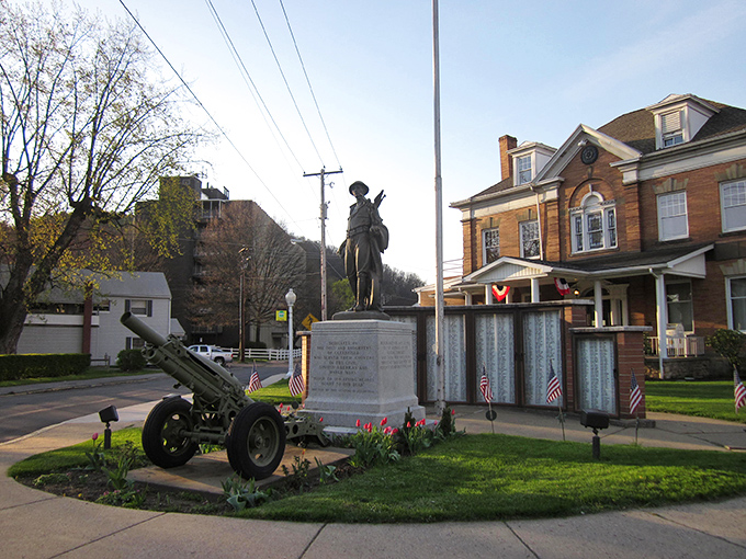 Sunlight plays on Clearfield's brick facades, highlighting a town where affordability meets small-town Pennsylvania charm.