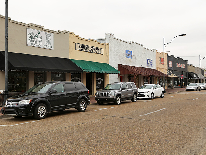 Wide Delta streets give you room to breathe, with local businesses lined up like they're waiting to share their stories with passing strangers.
