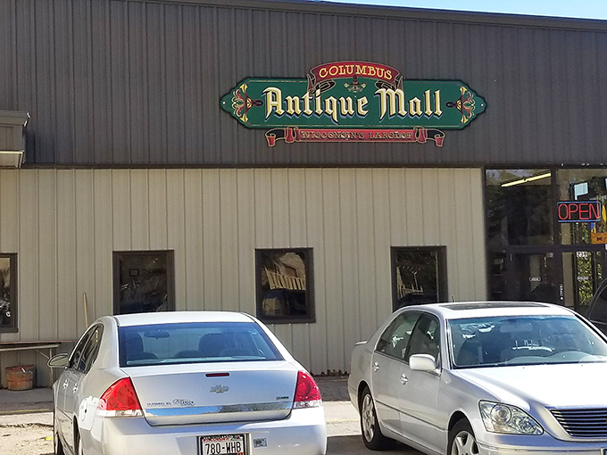 The understated exterior is just keeping secrets—inside awaits a wonderland of vintage discoveries waiting to tell their stories.