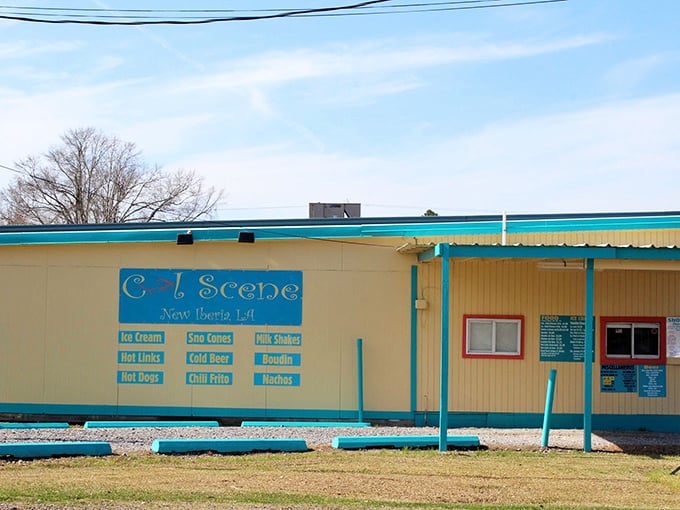This unassuming spot might look plain, but those menu boards hint at the treasure trove of comfort foods waiting inside.