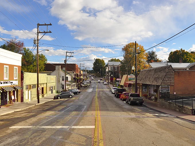 Main Street Dandridge: where the road leads to the lake and life moves at boat speed.