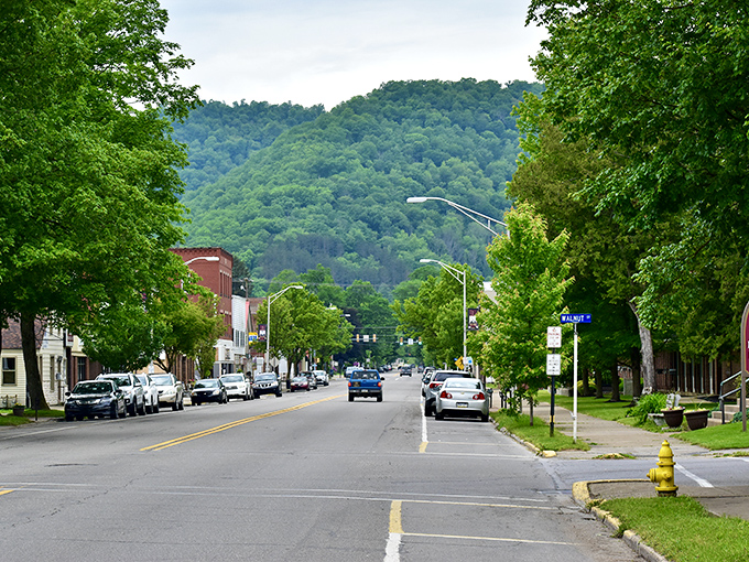 Mountain backdrop meets Main Street charm in this perfectly positioned slice of Pennsylvania's peaceful countryside.